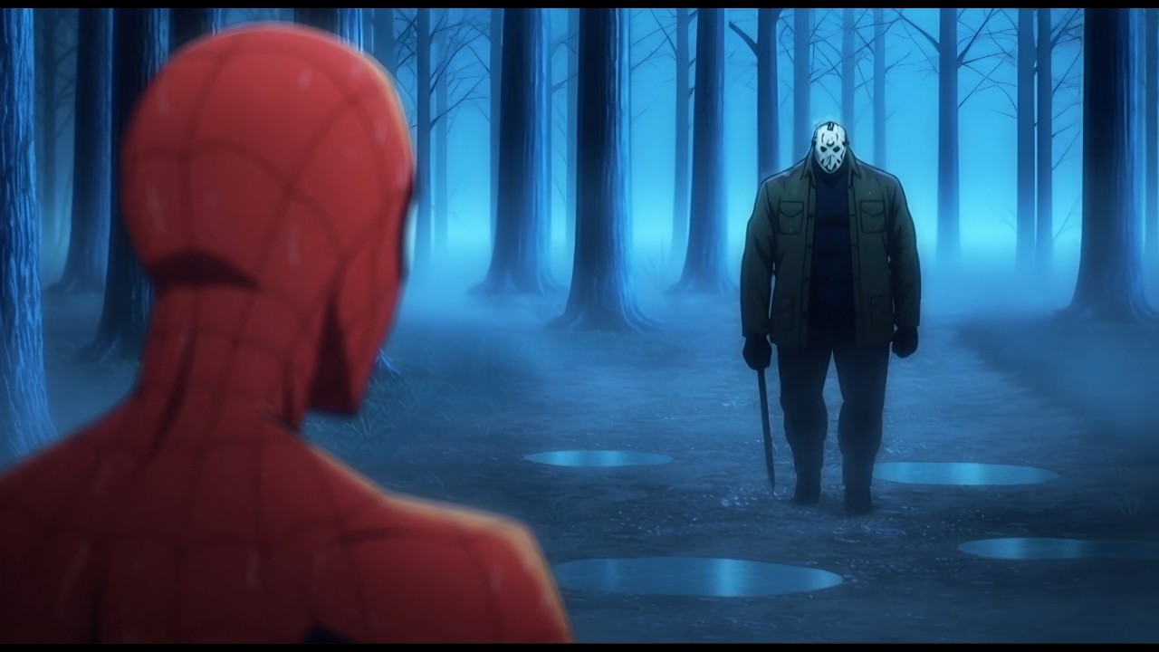 SPIDER-MAN vs JASON VOORHEES – FAN ANIMATED FIGHT (SHORT HORROR FILM)