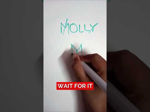 Molly name logo #shorts