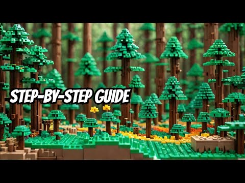 LEGO Minecraft Warped Forest 21168 Build | Step-by-Step Instruction Flip-Through