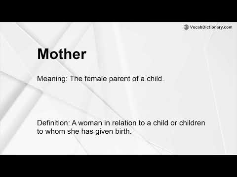 Mother Meaning
