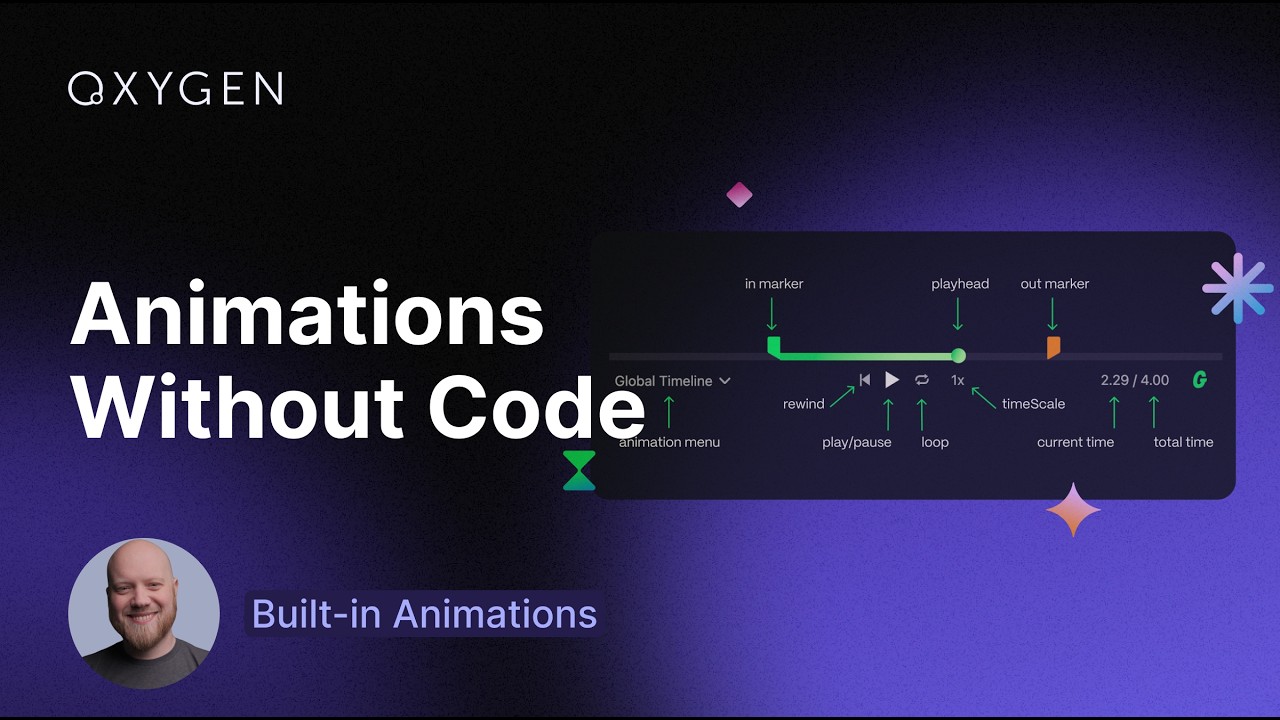 Stop Coding Animations: Design Motion Visually in Oxygen