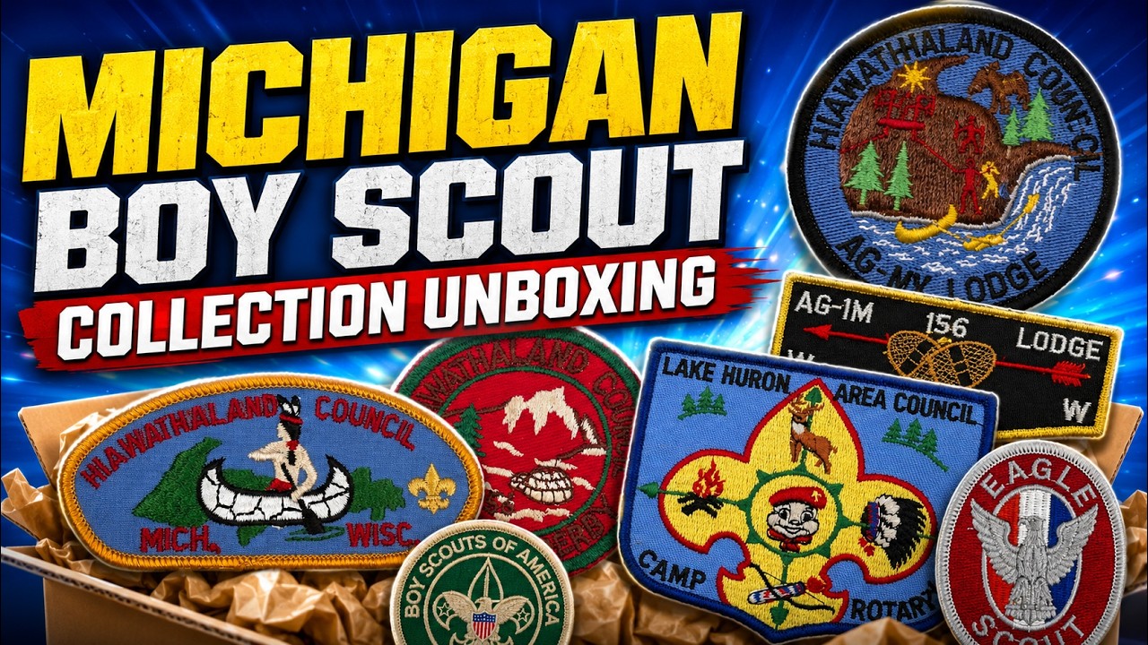 Michigan Boy Scout Collection Unboxing