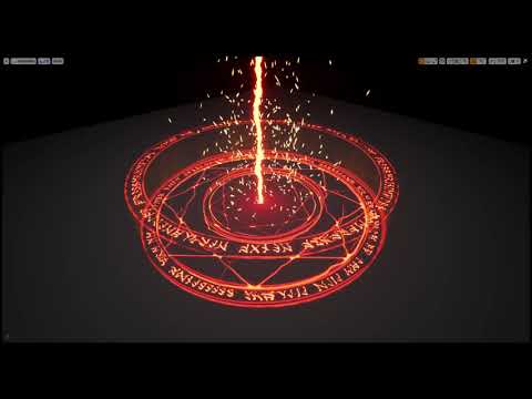 Magic Circle WIP - Real Time VFX