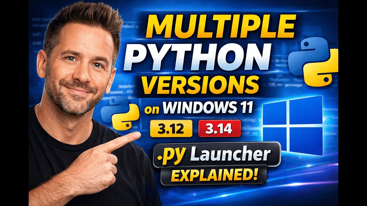 How to Use Multiple Python Versions on Windows 11 | py Launcher Explained #pythonprogramming