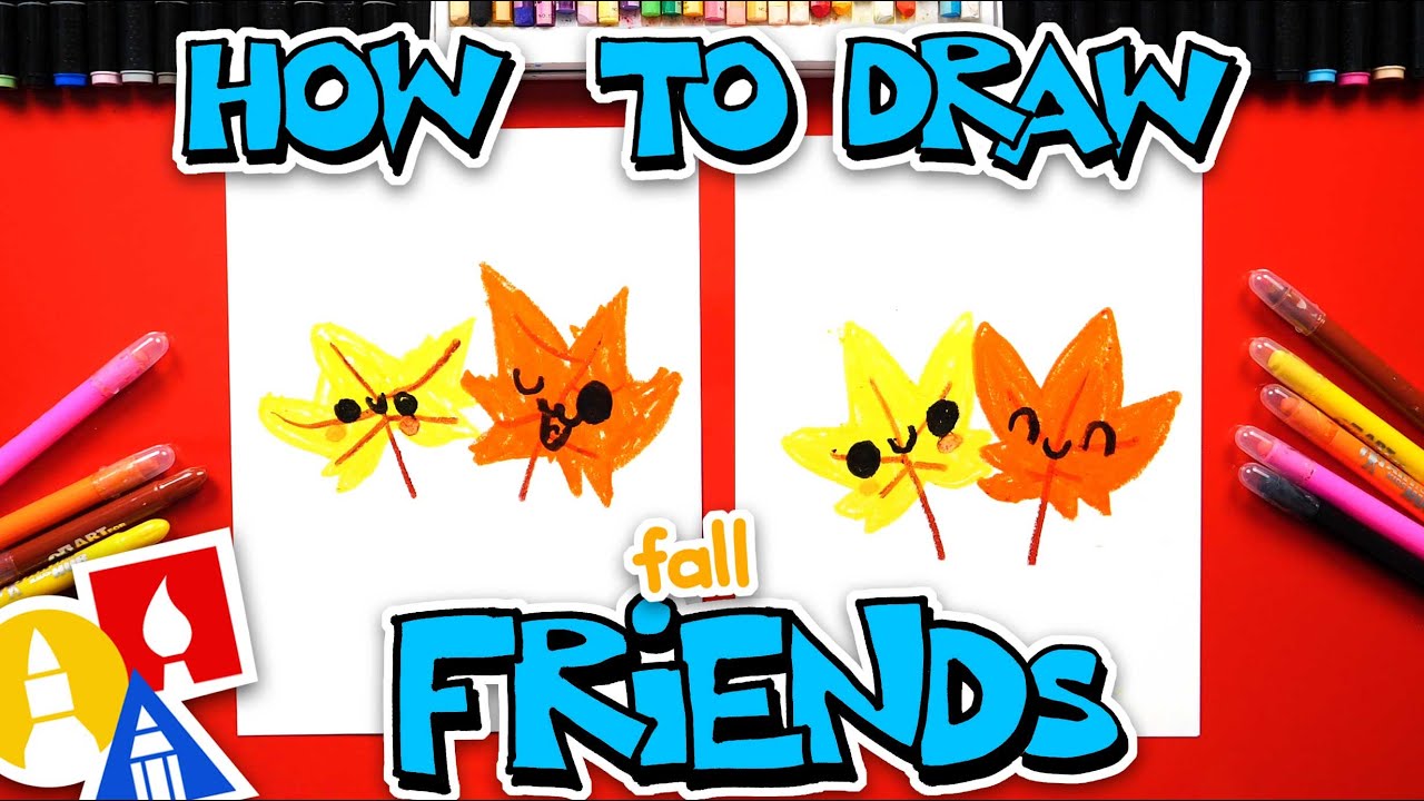 How To Draw Fall Leaf Friends