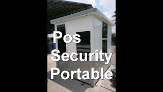 minimalisfuzziblog: Desain Pos Satpam Minimalis