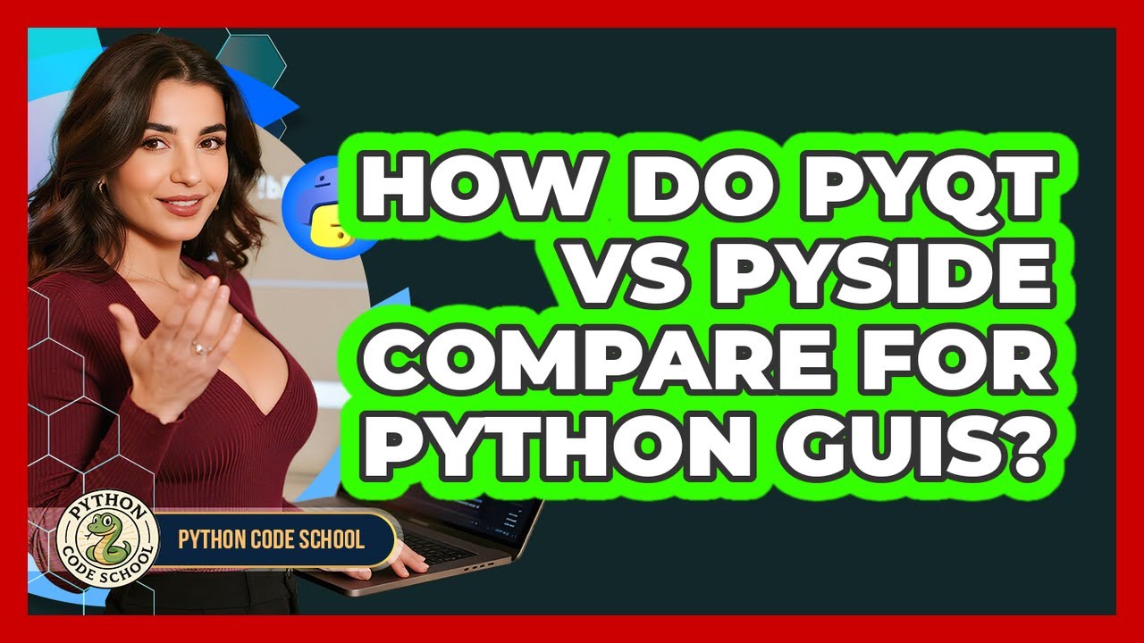 How Do PyQt Vs PySide Compare For Python GUIs? - Python Code School