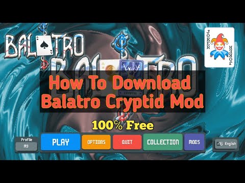 Download Balatro Mod Cryptid On Android | Tutorial Download | 100℅ Free