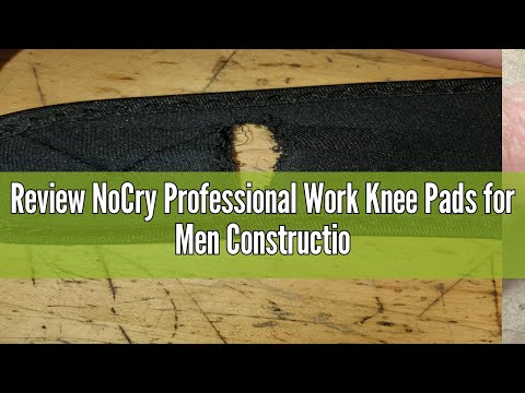 Review NoCry Professional Work Knee Pads for Men Construction with Ankle Support and Heavy Duty Anti