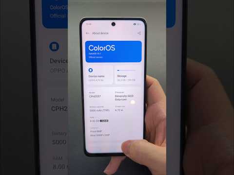 OPPO A79 5G Turn on Extended ram #OPPO #extended #smartphone #android #shortvideo
