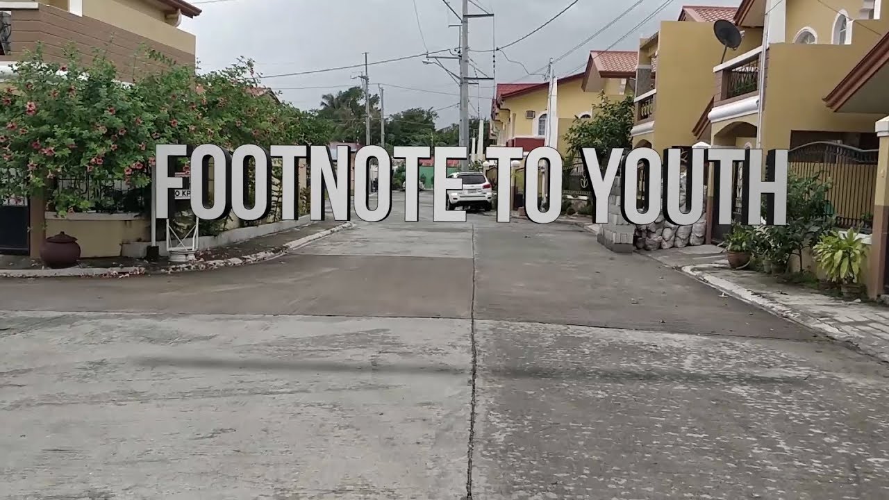 Footnote to Youth (Project in 21st Century Literature)