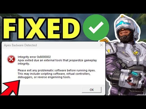 How to Fix Apex legends Badware Error code 0x8000002