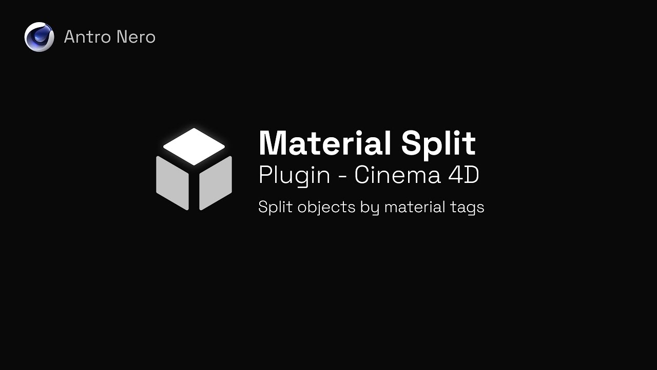 Material Split - Plugin C4D- Split Object by Materials