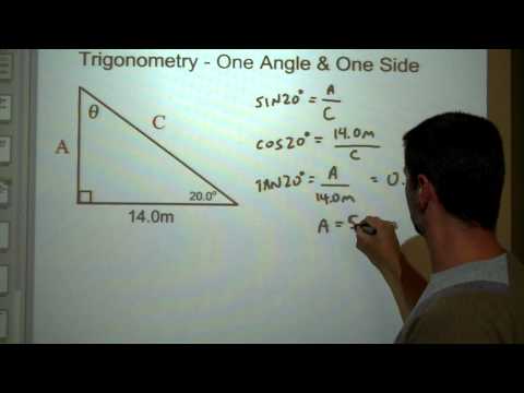 Trig one side one angle