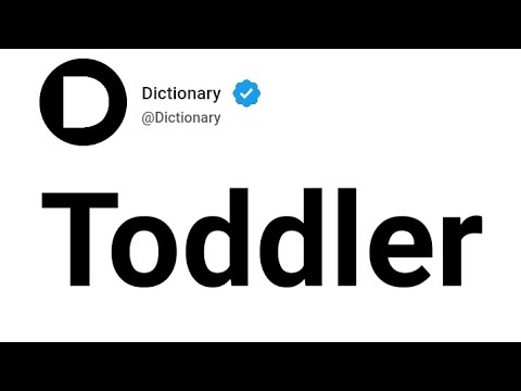 Toddler Meaning In English