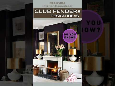 Do you know? : Club Fender or Fireplace fender || Fireplace Design Ideas #fireplacedesign