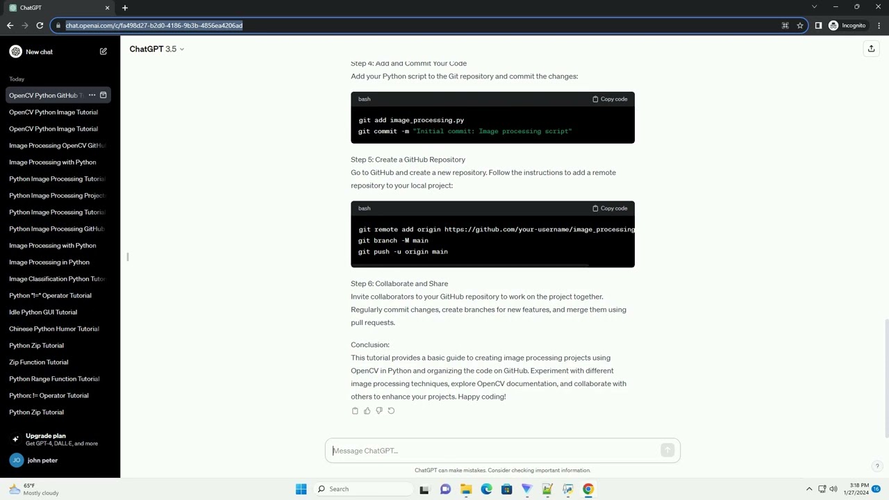 image processing projects using opencv python github
