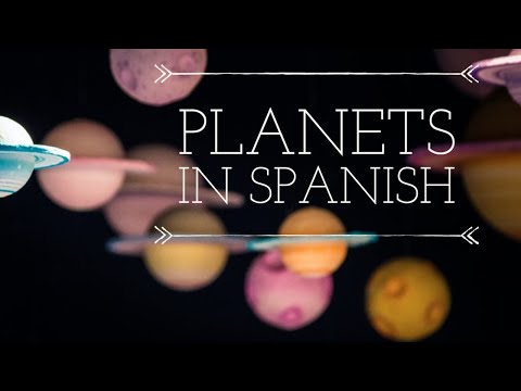 The Planets in Spanish | Spanish Vocabulary