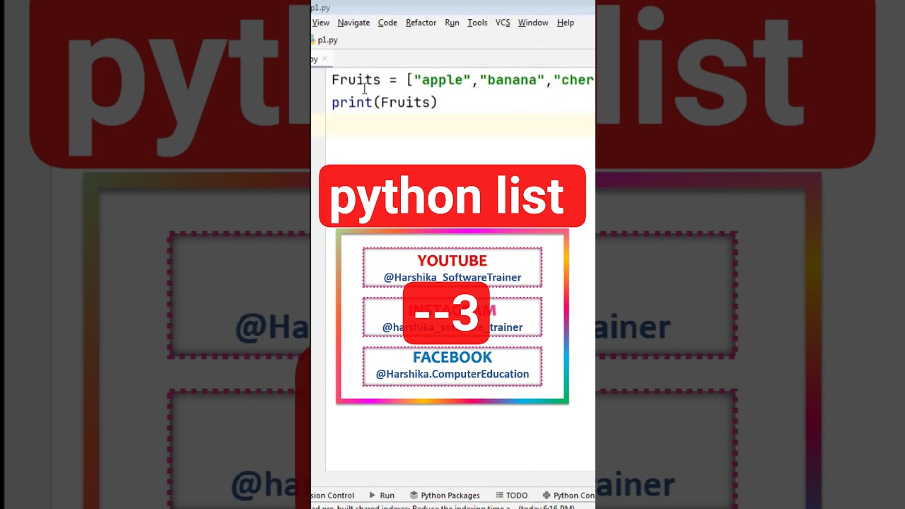 python list --3