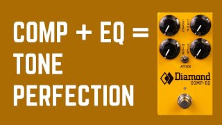Diamond Comp EQ Optical Compressor and Tilt EQ Pedal - Andertons Music Co.