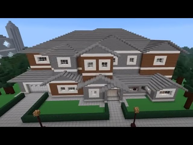(Completed) Minecraft Large Realistic Redstone House Minecraft Map
