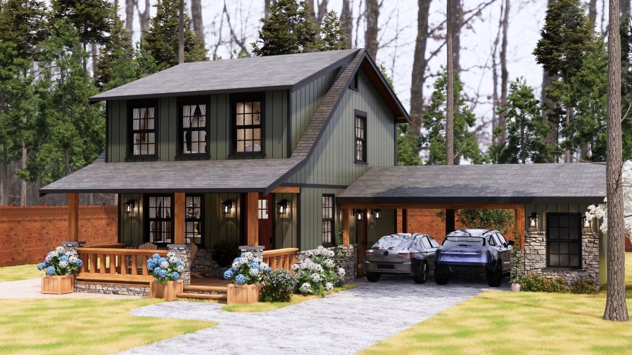 20X30' (6.5m x 9m) Small House Design That Fits It All | COZY & CHARM