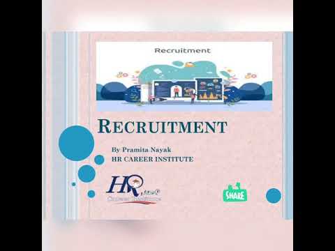 What is Recruitment Process? Sources of Recruitment? Importance of Recruitment. #hrcareerinstitute