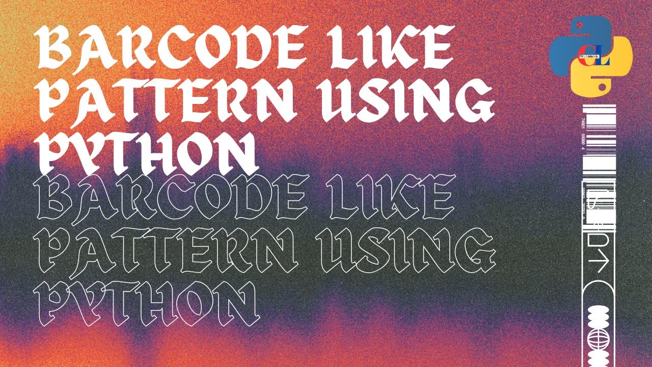 Barcode Like Pattern using Python