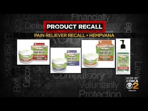 Pain Relief Products And Supplements Under Recall