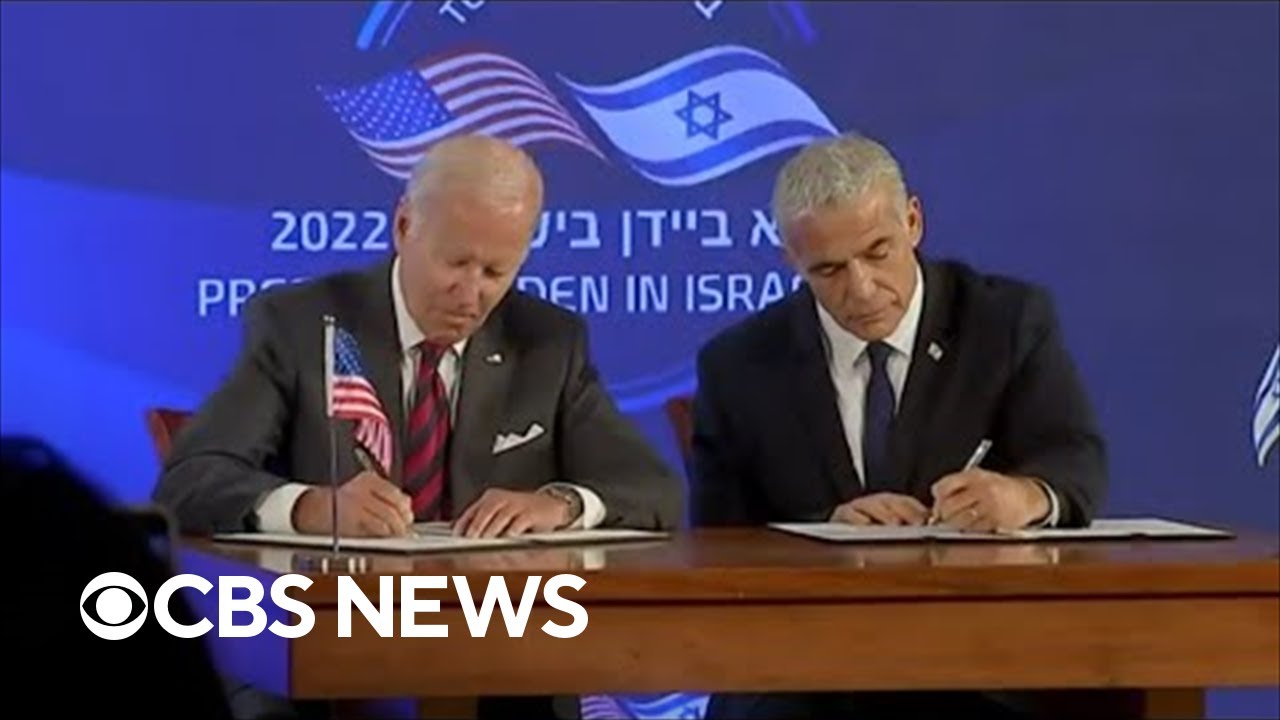 Biden vows to stand against Iranian nuclear program during Middle East trip