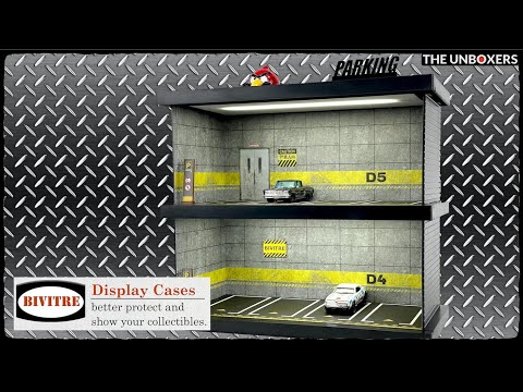 1/64 Scale Die cast Model Car Display Case with LED Light by Bivitre