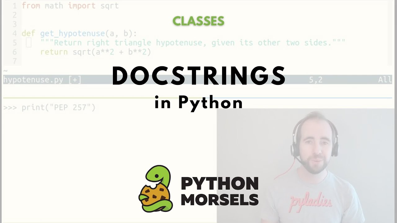 Docstrings in Python