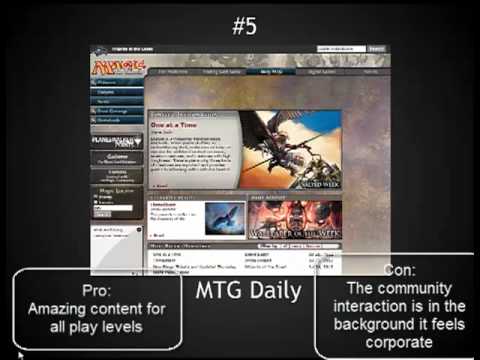 Top 10 MTG Sites - Mythic MTG Tech #8