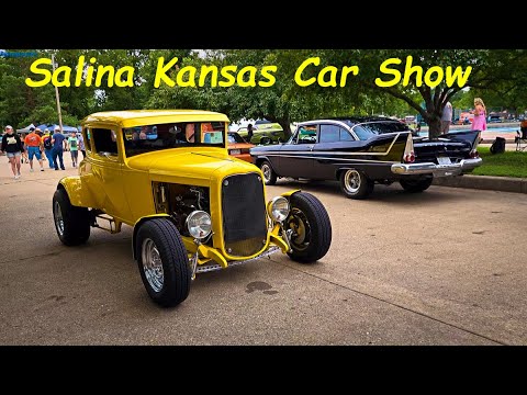 Salina Kansas [KKOA Leadsled Spectacular car show] classic cars hot rods old cars trucks street rods