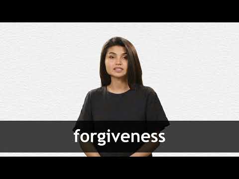 How to pronounce FORGIVENESS in American English