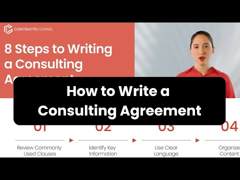 How to Write a Consulting Agreement [Lawyer Templates Available]