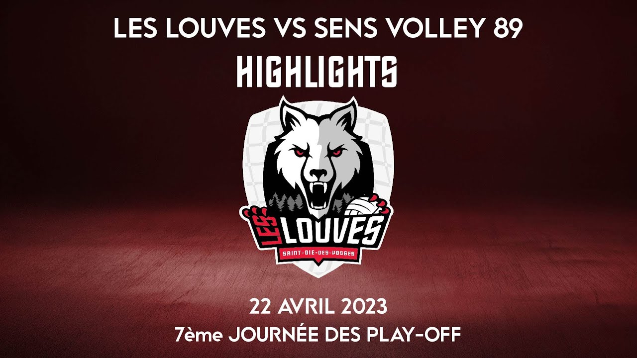 Highlights Louves - Sens Volley 89  - 22042023