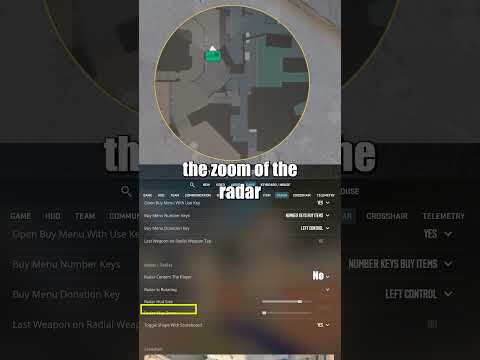 FIX your RADAR in CS2! Why default is BAD! #cs2 #csgo #tutorial #proplayer #counterstrike #gaming
