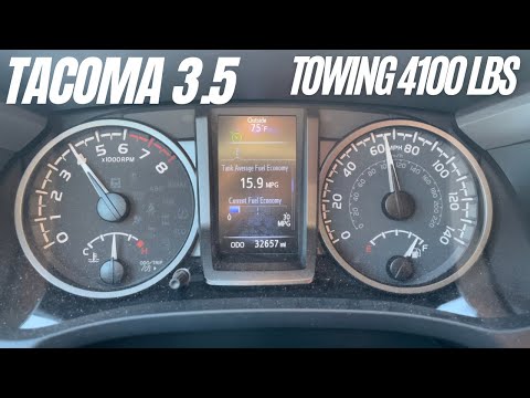 Tacoma 3.5 V6 6-sp manual TOWING 4100 lbs uphill