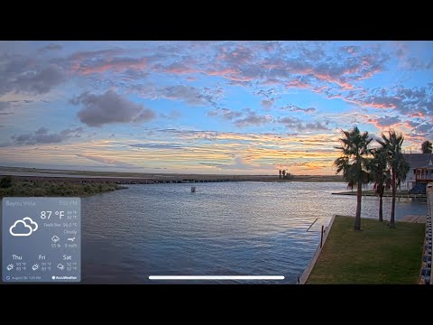 Galveston Texas 24/7 Live Camera BNSF Railroad, Fishing, Sunsets, Trains and More!