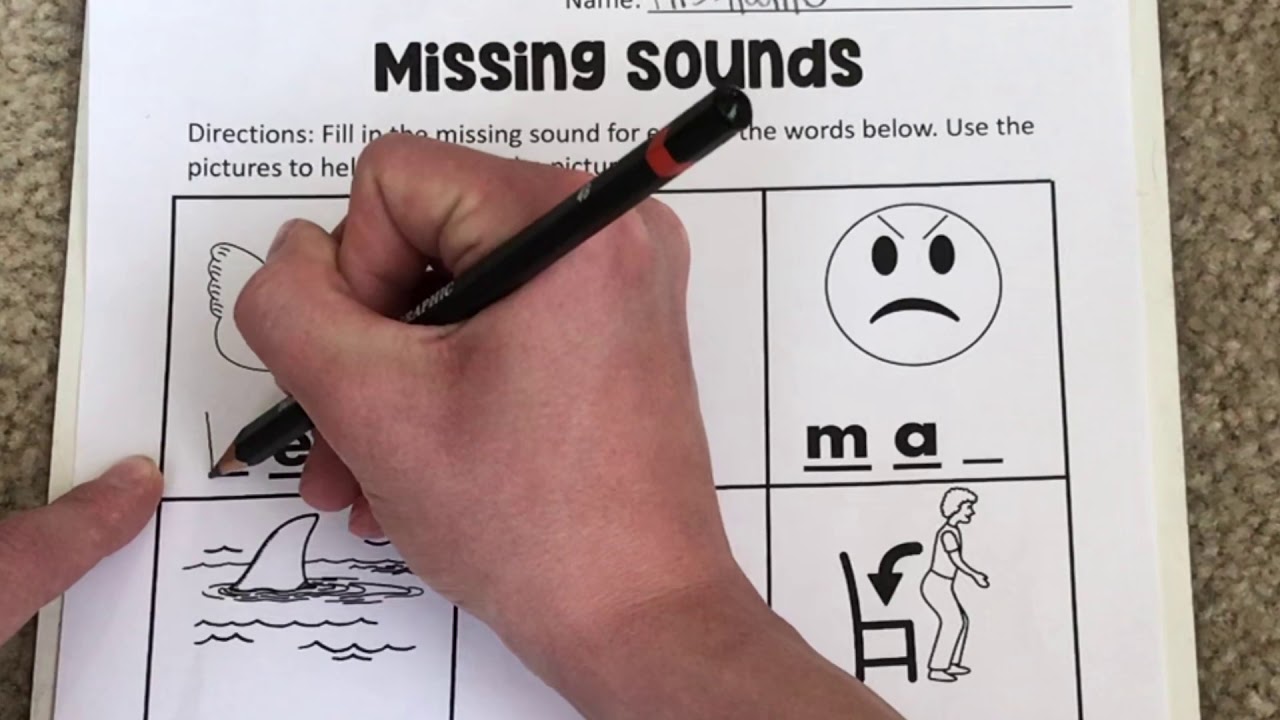 Literacy Lesson- Missing Sounds