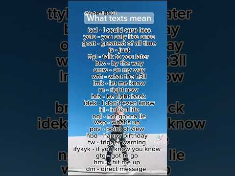 what texts mean… 🤍💬 #shorts #texts #fyp