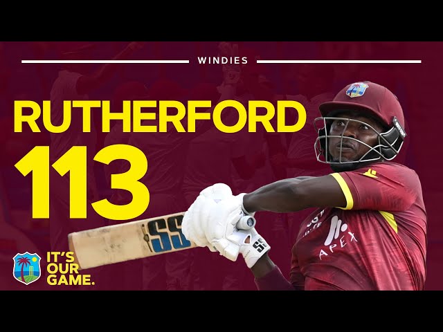 Sherfane Rutherford Amazing 113 | Innings Highlights - CricMain