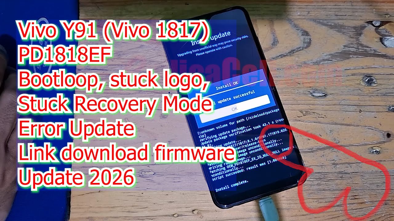 Flash Vivo Y91 PD1818EF (Vivo 1817) via SD Card Work