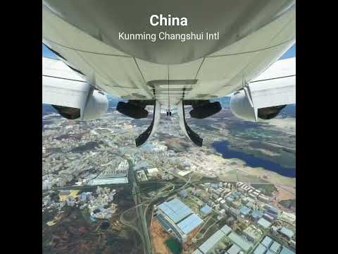 China/-"Kunming Changshui Intl" Airport Landing