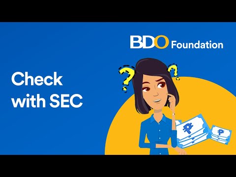 Check with SEC