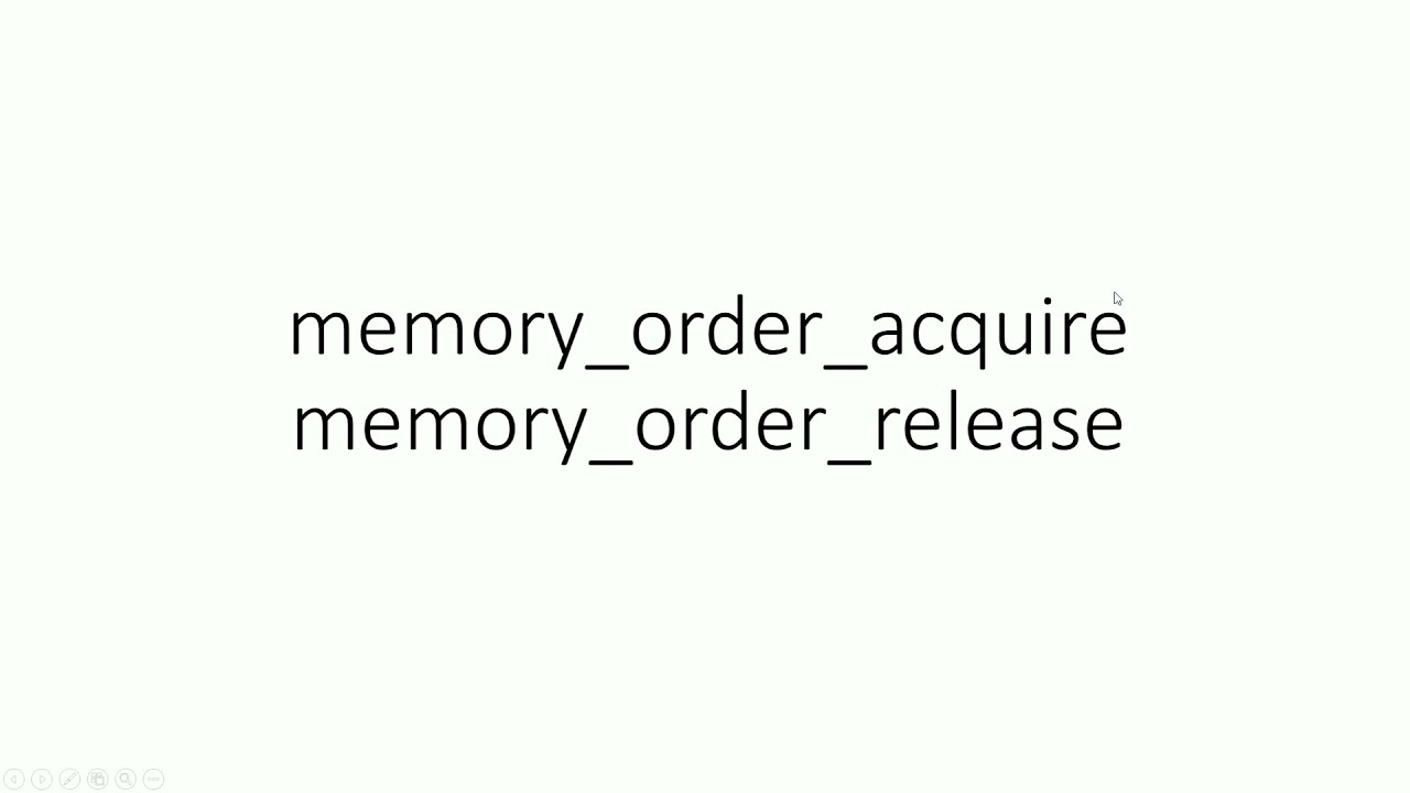 12. Memory_order_acquire and memory_order_release