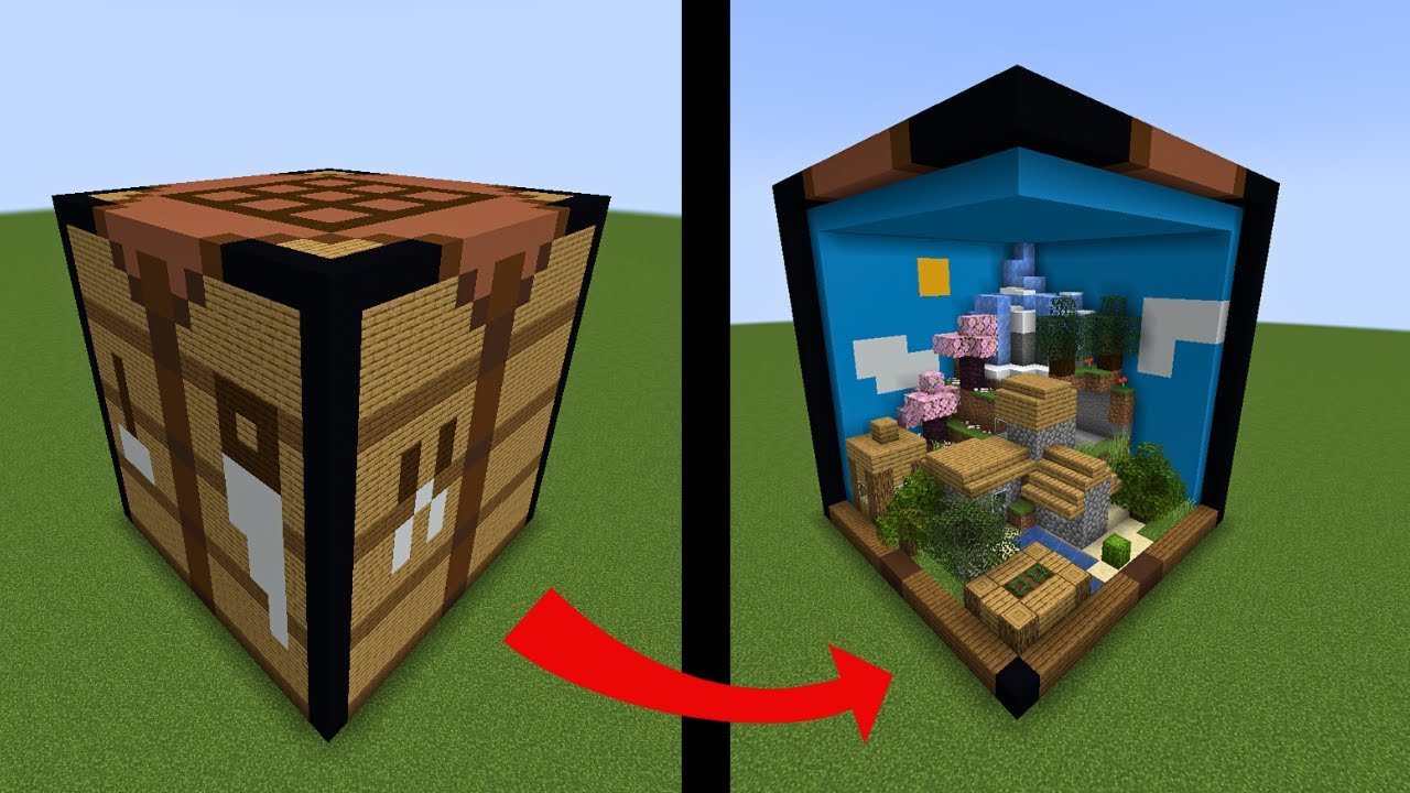 How To Build Giant Minecraft Crafting Table Lego In Minecraft