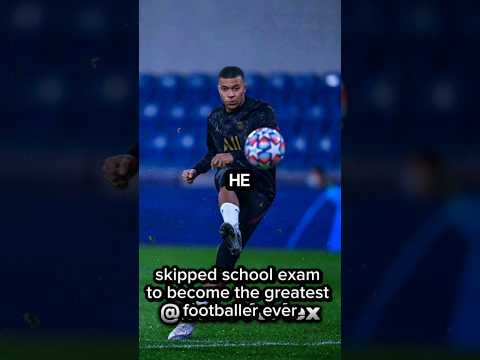 "Mbappé: Skipped School, Scored Big, Aced the Exam!" #football #france #mbappe
