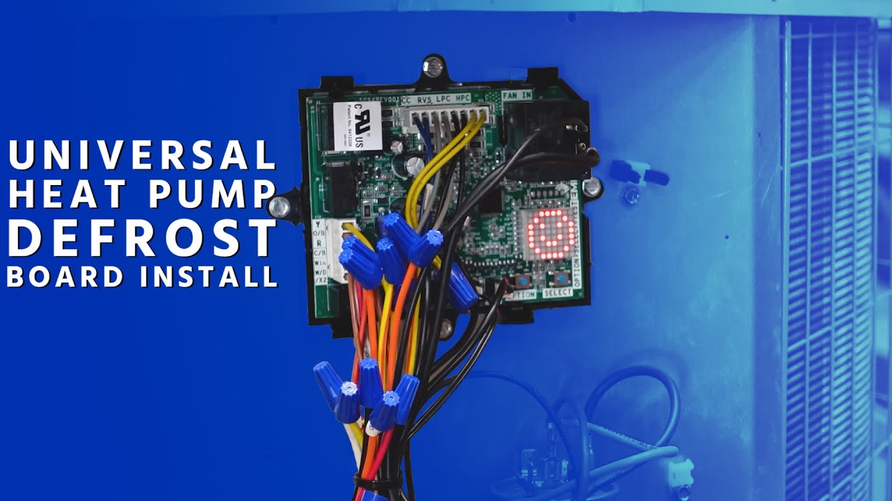 Universal Heat Pump Defrost Board Install